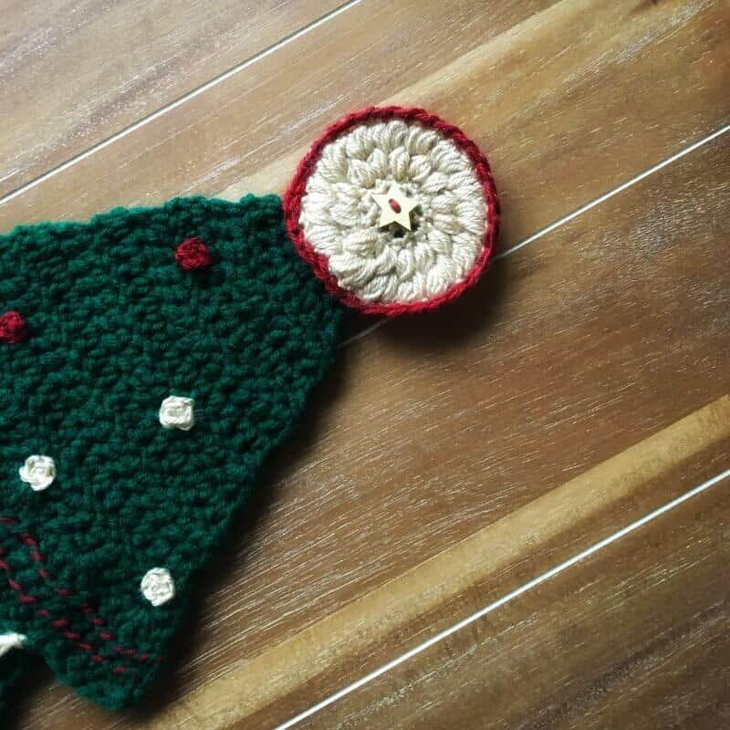 Christmas Tree Wall Hanging Crochet Pattern - Made with a Twist