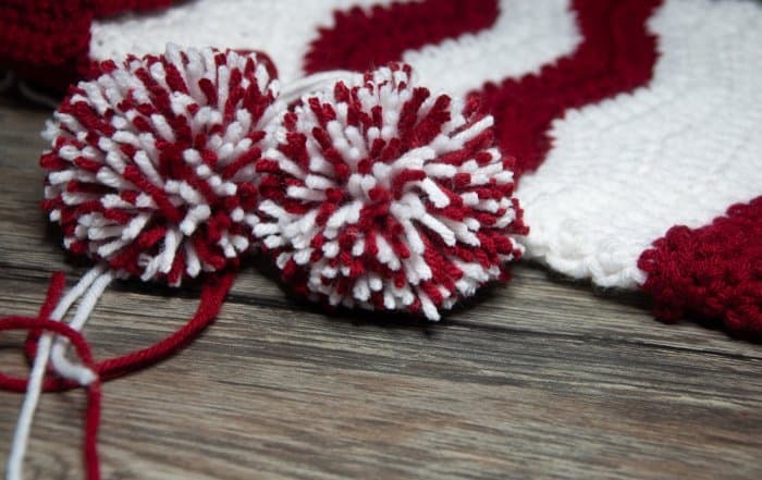 Chevron Christmas Stocking: Free Crochet Pattern - Made with a Twist